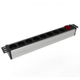 Canovate PDU Πολύμπριζο Ασφαλείας 8 θέσων με Διακόπτη Circuit Breaker ...